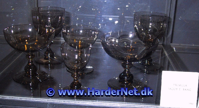 PRIMULA BORDSERVICE, TABELWARE - Jacob E. Bang, Holmegaard Glasværk 1930-1945